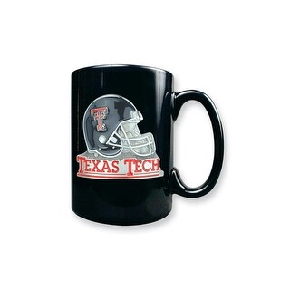 Collegiate Texas Tech University 15 Oz. Black Ceramic Mug - Bed Bath ...