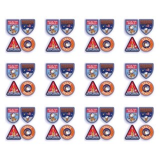 Peanuts® NASA Sticker Badges, 40 Per Pack, 6 Packs - Bed Bath & Beyond ...