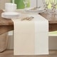Table Runner With Two-Tone Design - Bed Bath & Beyond - 31434994