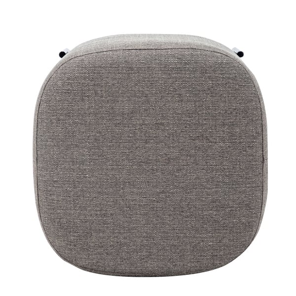 WOVENBYRD 17" Modern Square Ottoman with metal base - On Sale - Bed ...