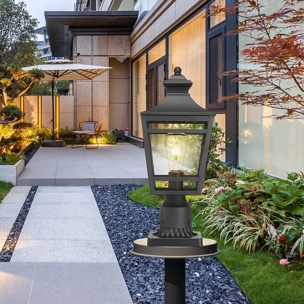 large post solar lights