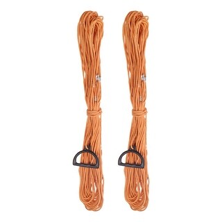 2pcs Deep Well Measuring Rope 30m Steel Wire Nylon Coated w Pull Ring ...