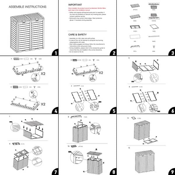 bin die instructions