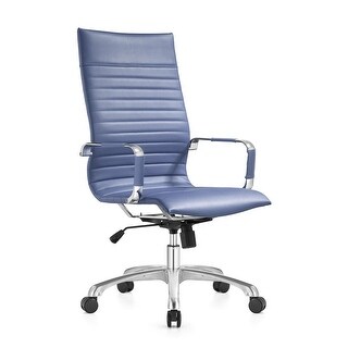 Summit High-Back Leather Office Chair with Swivel and Tilt - On Sale ...