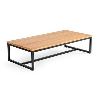 Modrest Fagan Rustic Oak Coffee Table - Bed Bath & Beyond - 31265119