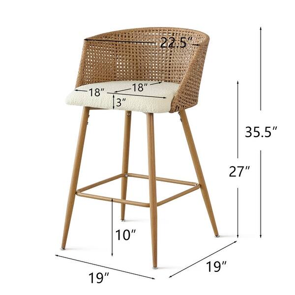 27" Stool with Arm (Set of 2) - Bed Bath & Beyond - 41002594