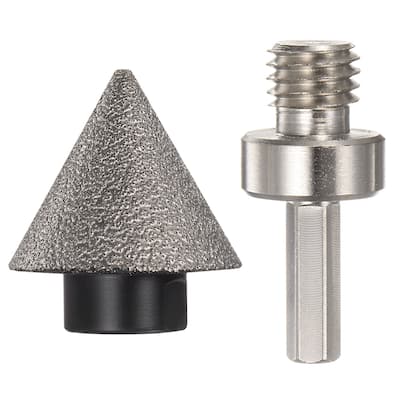 Diamond Beveling Chamfer Bits 1.5" Dia 5/8-11 Thread Cone Bit with ...