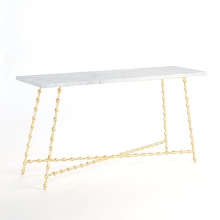 Elder Console-Gold Leaf - Bed Bath & Beyond - 43028011