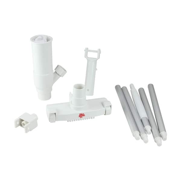 5-Piece White Venturi Vacuum Kit for Pool and Spa - 6" - Bed Bath ...