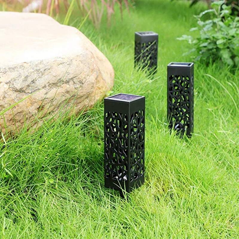 Modern Home Set of 6 Solar Powered LED Path Lights - Modern Deco Design ...