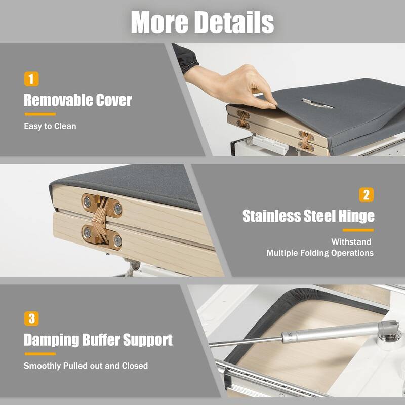 Built-in Cabinet Retractable Ironing Board with Heat-Resistant Cover ...