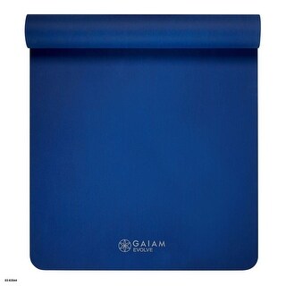 Rubber Yoga Mat, Blue, 4mm Thick - Blue - Bed Bath & Beyond - 36862465