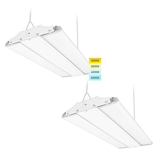 Luxrite 2FT Linear High Bay LED Shop Lights, 165/190/220W, Up to ...