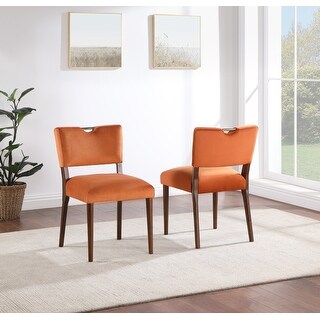 Handmade Teak Woven Leather Dining Chair (Set of 2) - 20"W x 21"L x 33 ...