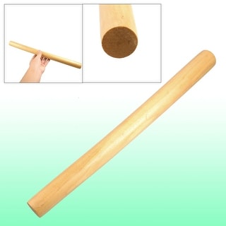 Kitchen Wooden 40.2 x 2.8cm Flour Rolling Stick Pin - Beige - Bed Bath ...