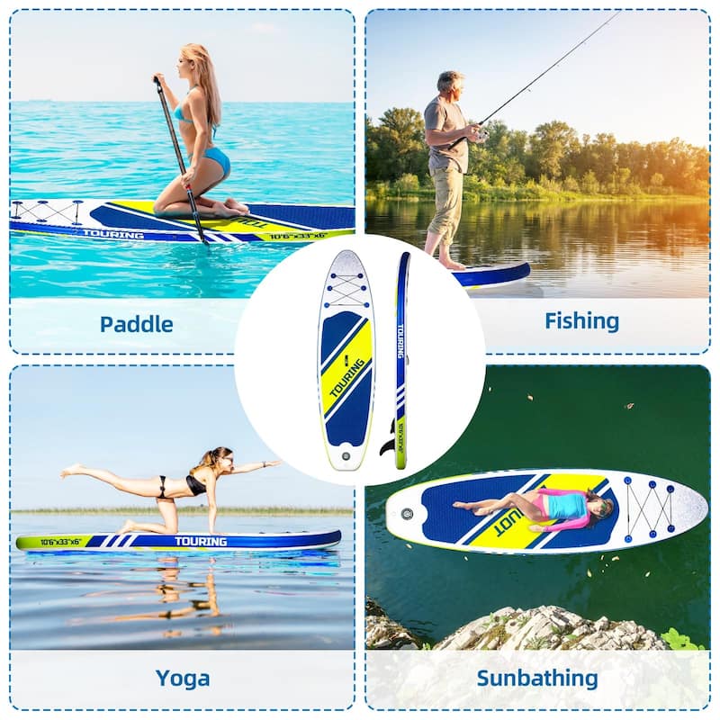 Inflatable Stand Up Paddle Board, with SUP Paddle Board Accessories ...