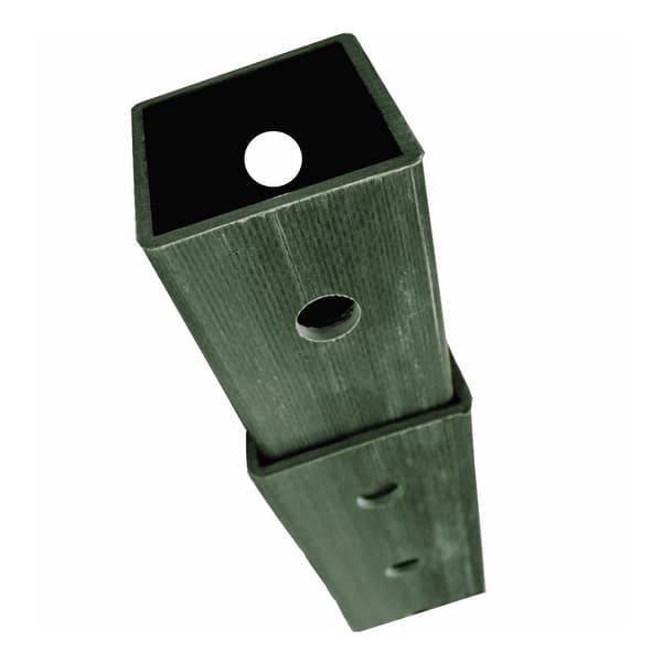 DOGIPOT 2" Thick and 48"H-96"H Galvanized Steel Square Post for ...