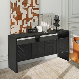 Modern Adequate Storage Space Sideboard MDF Storage Cabinet with Double ...
