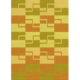 Ahgly Company Machine Washable Transitional Bright Gold Yellow Area ...