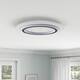Modern Double Ring Led Flush Mount Ceiling Light for Bedroom Kichen ...