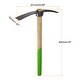 Single Head Sharp Hoe 16" Steel Mattock Pick Digging Hoe with Wooden ...