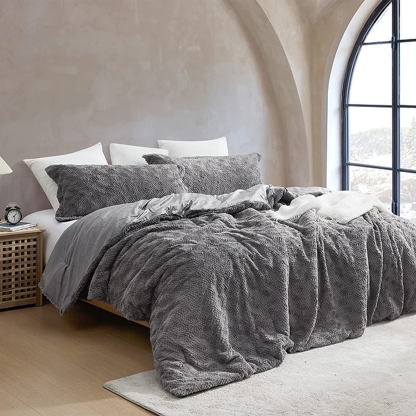Tons of Texture - Coma Inducer® Oversized Comforter Set - Space Gray ...