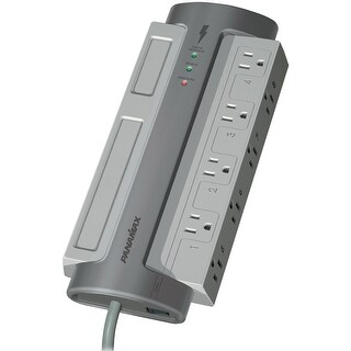 Panamax m8-ex 8-outlet max m8-ex surge protector with circuitry ...