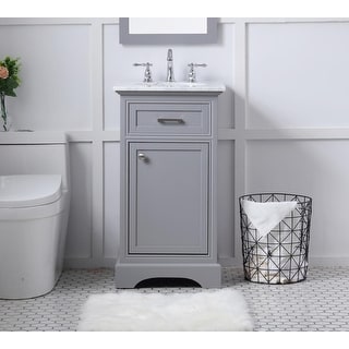 Point Breeze Bathroom Vanity Set with Marble Top - Bed Bath & Beyond ...