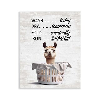 Stupell Funny Laundry Timing Wall Plaque Art Design By Lettered and ...