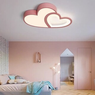 Heart Shaped Cartoon Acrylic Ceiling Lamp LED Children's Light - 22 ...