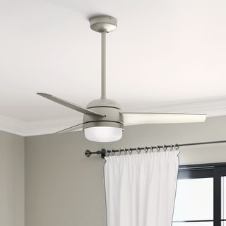 Hunter 48" Midtown Ceiling Fan with LED Light, Handheld Remote - Modern ...