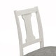 Tannen 59"W Round White and Gray 5-PC Dining Table Set - Bed Bath ...