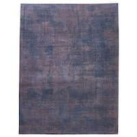 ECARPETGALLERY Hand-knotted Color Transition Navy Wool Rug - 9'7 x 12'6 ...