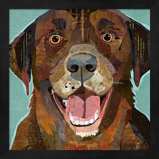 Traci Anderson 'Chocolate Lab' Framed Art - Bed Bath & Beyond - 36591202