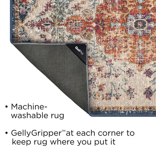 Machine-Washable Accent Rug with Gelly Grippers 24 x 34 Taryn Wildberry ...