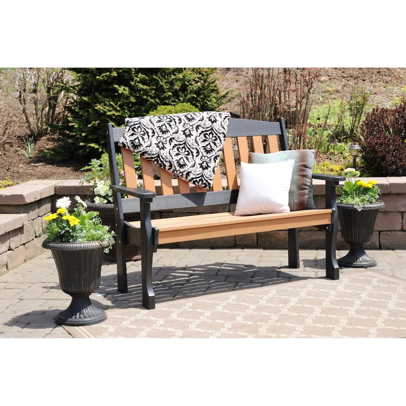 Poly Garden Bench - Overstock - 32970789