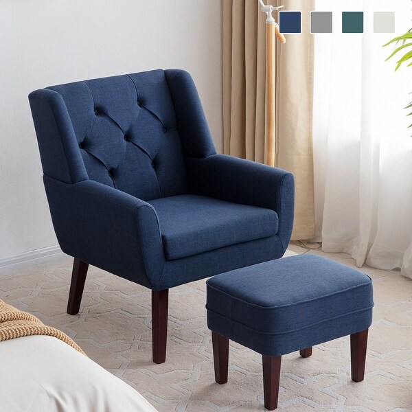Blue accent stool store