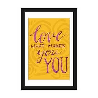 iCanvas "Love What Makes You You" by EttaVee - Bed Bath & Beyond - 37413817