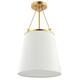 SAFAVIEH Lighting Valor 12-inch Pendant - 12" W x 12" D x 20" H - On ...