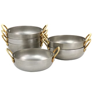 Gibson Home 6 Piece Vintage Mini Balti Dish Set - 5.25 Inch Diameter ...