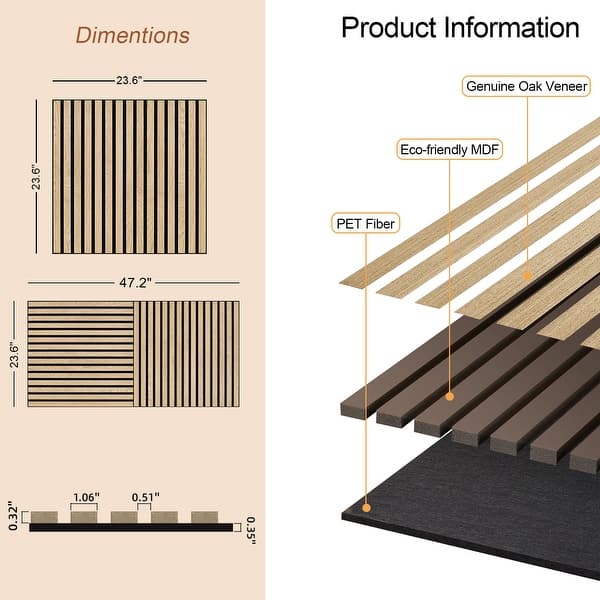 square cladding panels