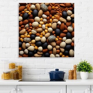 Designart "Nuts Heatlhy Snack Harmony III" Nuts Wall Art - Bed Bath ...