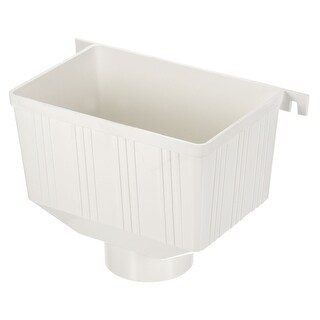 PVC Siphon Drain Straight Insert Floor Grid Cover Strainer White - Bed ...