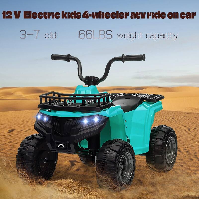 Kids Ride On ATV, 12V Battery Powered Electric Vehicle with Remote ...