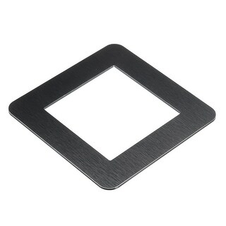 Switch Surround Plate Decoration Single Gang Acrylic Black 138mmx138mm ...