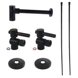 Kingston Brass Trimscape Modern Plumbing Sink Trim Kit with Bottle Trap ...