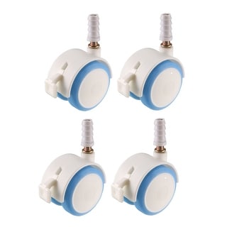 1.85Inch Swivel Caster Wheels Grip Neck Stem Caster Wheel w Brake 4pcs ...