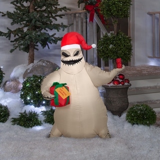 Airblown-Oogie Boogie w/Santa Hat and Present - Bed Bath & Beyond ...