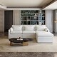 L-shaped Sectional Sofa, 3-Seater Modular Couch, Comfy Living Room ...