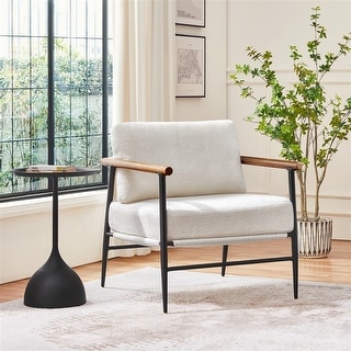 SAFAVIEH Couture Flannery Mid-Century Accent Chair - 27.2" W x 29.5" L ...